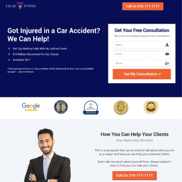 Copy and Paste Legal Funnel Into Your Own Account